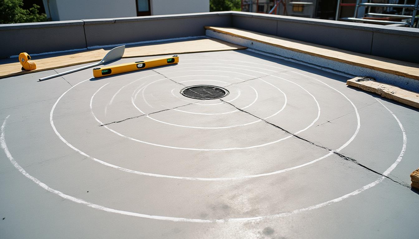 Comment faire la pente d’un toit plat sur terrasse béton ? - Blog Toiture